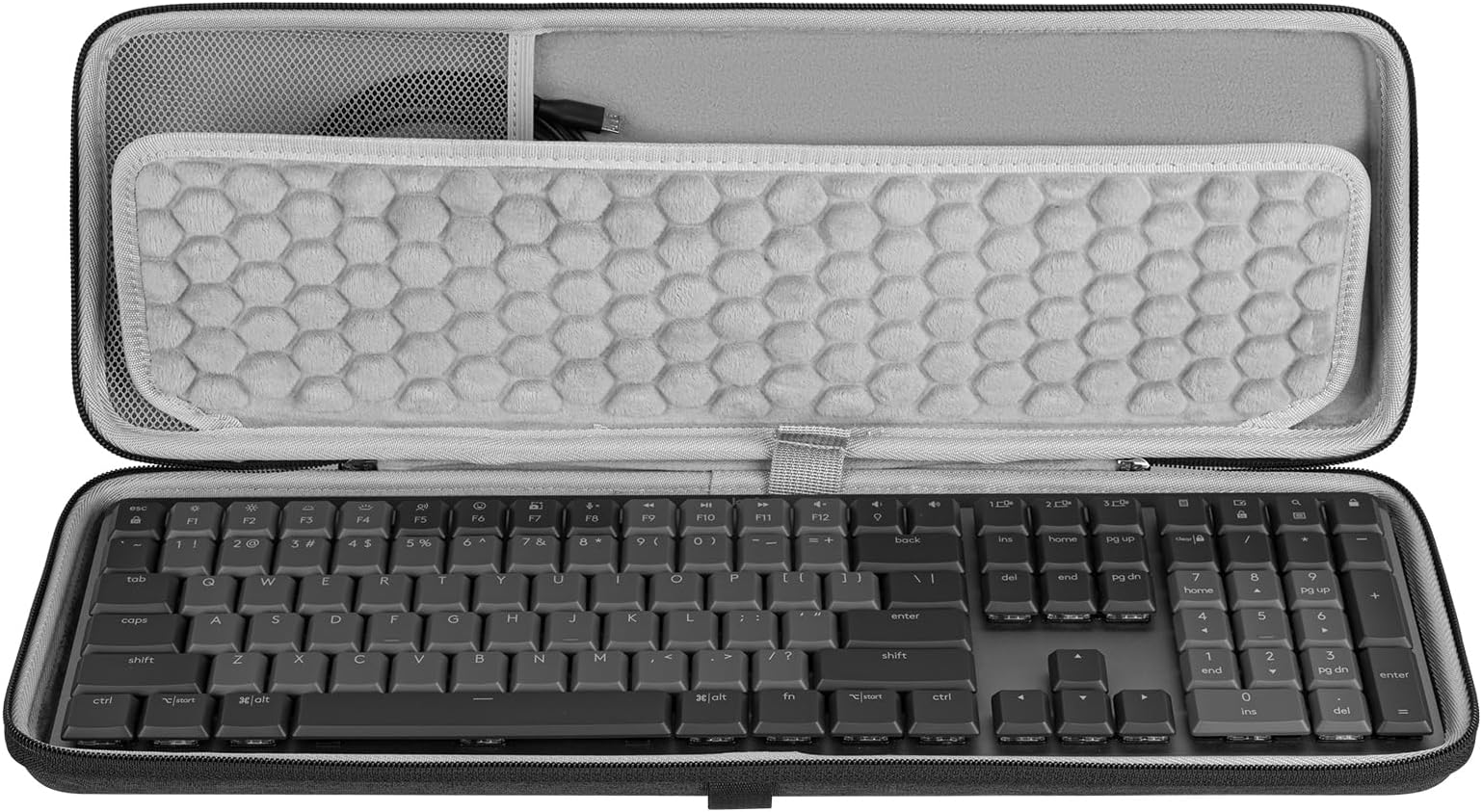 Amazon.com: Geekria Full Size Keyboard Case, Hard Shell Travel Carrying ...
