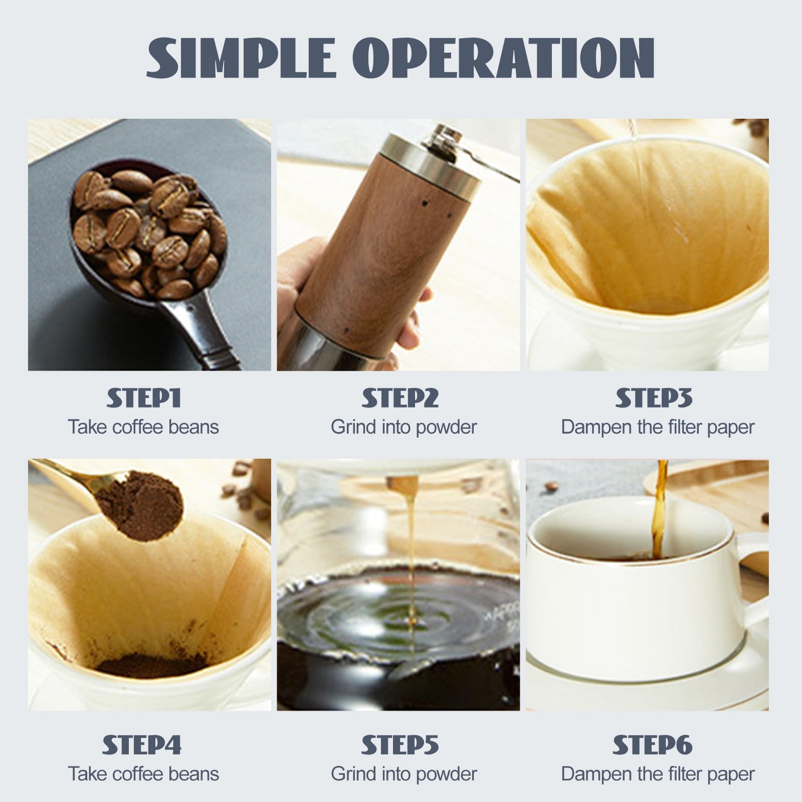 Snapklik.com : Ceramic Coffee Dripper Filter, 60Angle Tapered Hand Brew ...