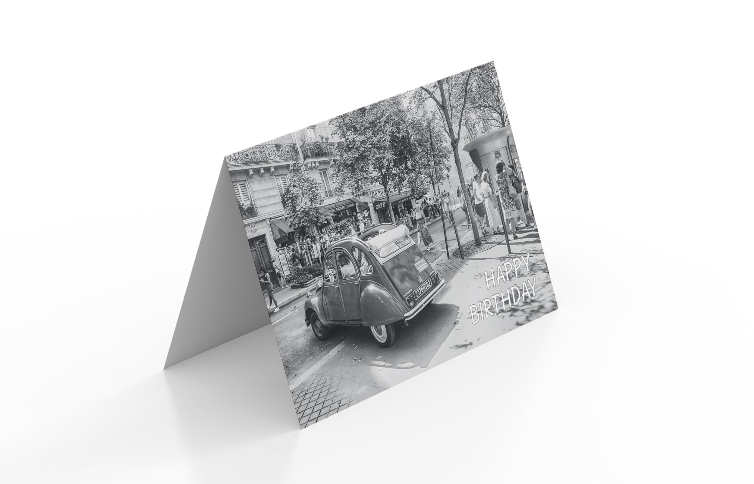 Happy Birthday Citroen 2CV Car Greeting Card 125mm x 178mm Including ...