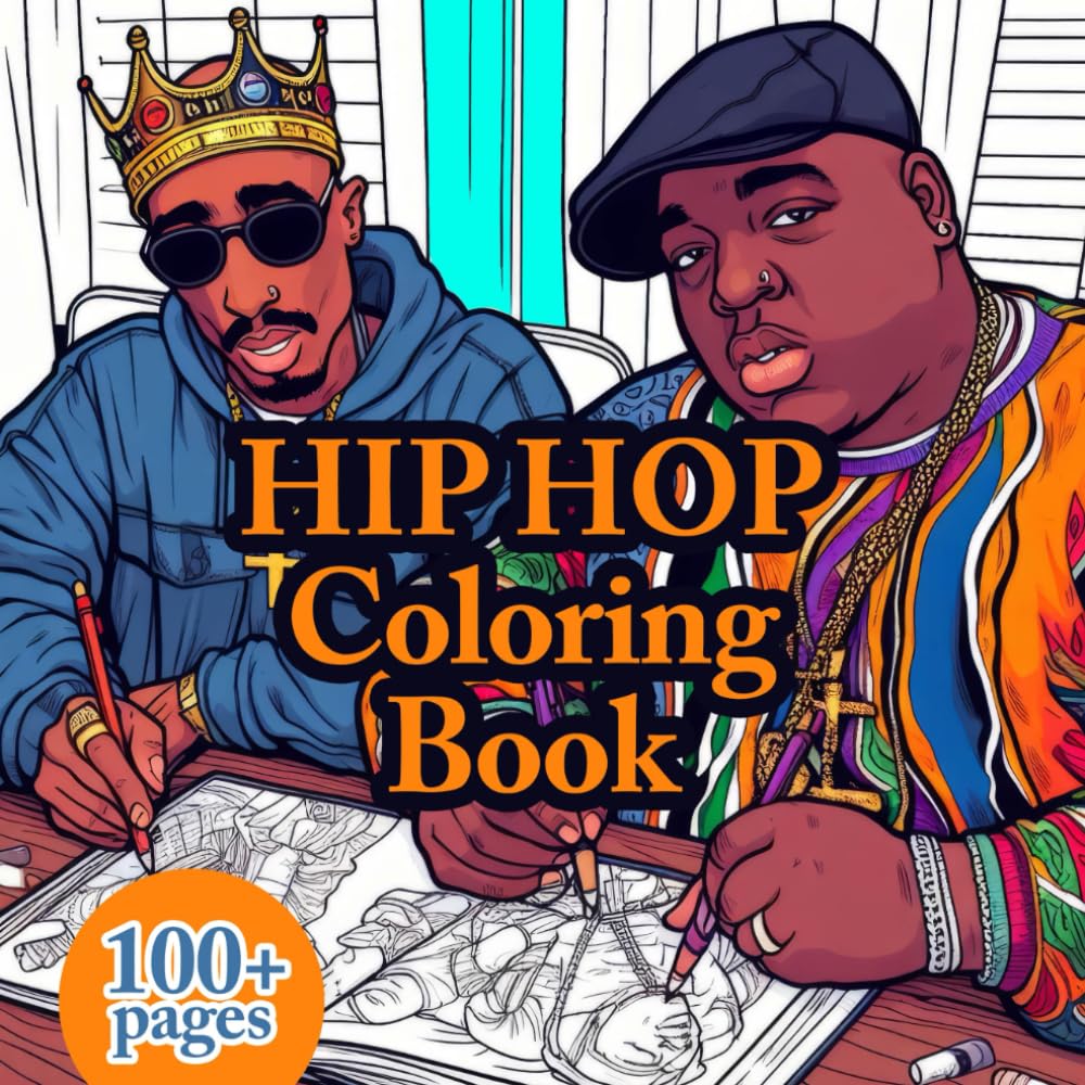 HIP HOP Coloring Book: Jamz, Glow: 9798864258842: Amazon.com: Books