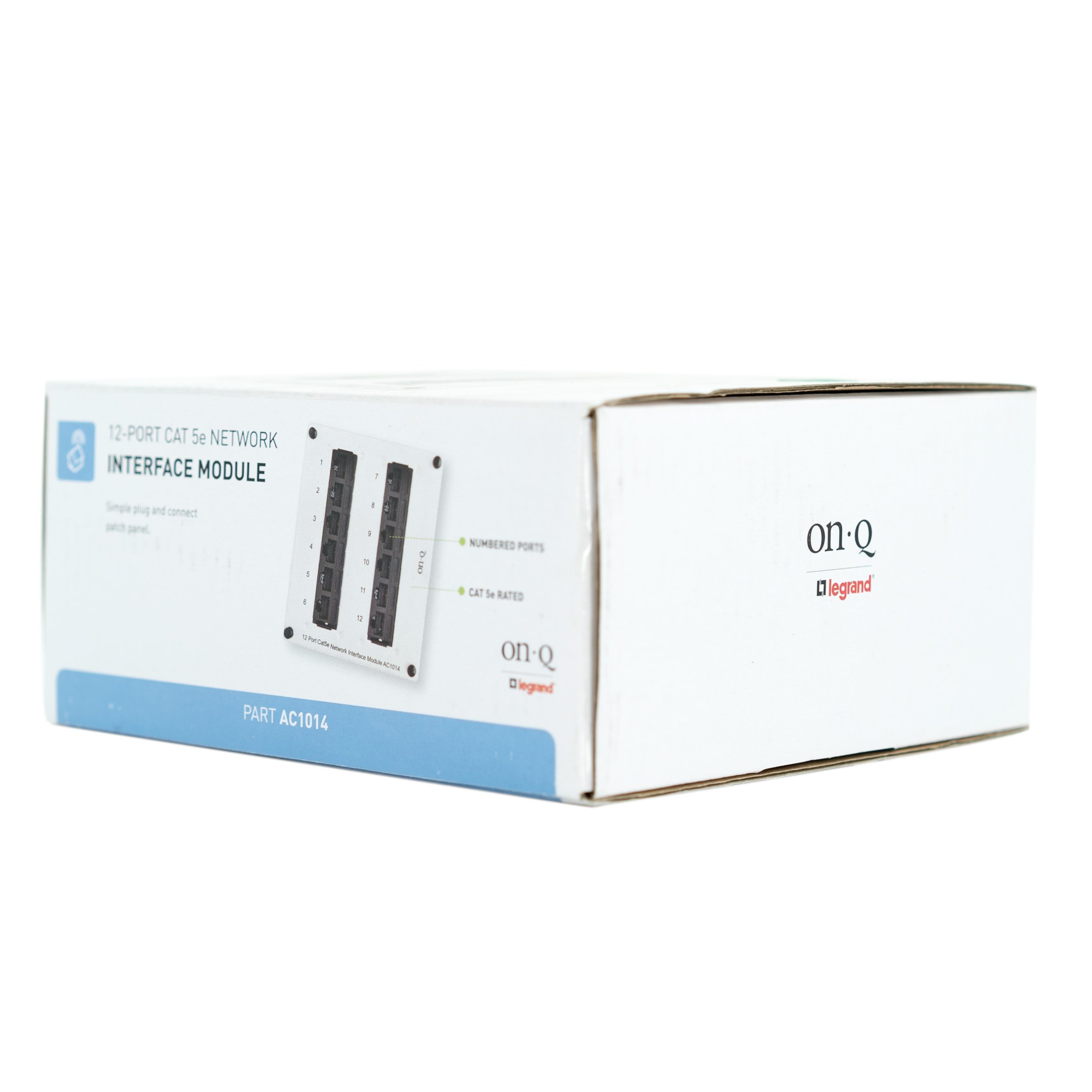 Buy Legrand - OnQ 8 Port Cat 5e Network Interface Module, RJ45 Network ...