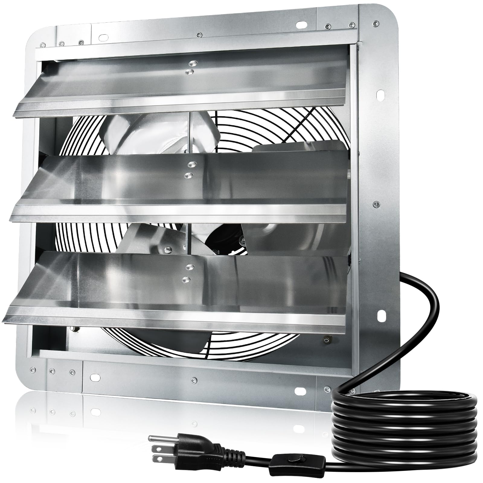 Snapklik.com : Hiorucet 14 Inch Shutter Exhaust Fan, 1558CFM High Speed ...