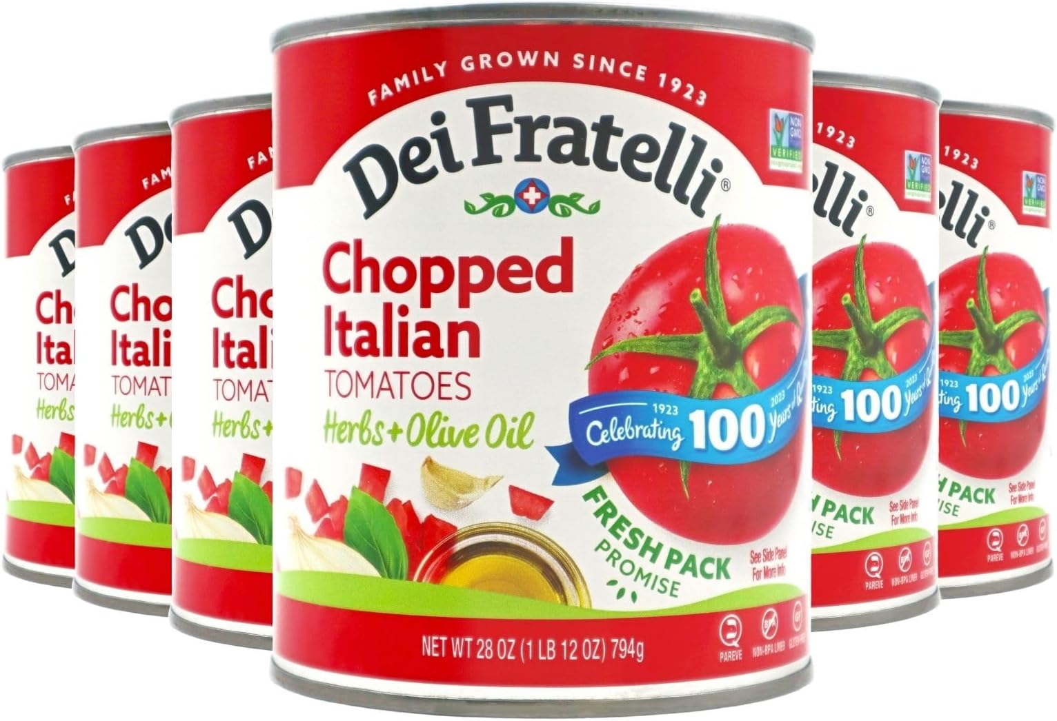 Amazon.com : Dei Fratelli Chopped Mexican Tomatoes with Jalapenos (14.5 ...