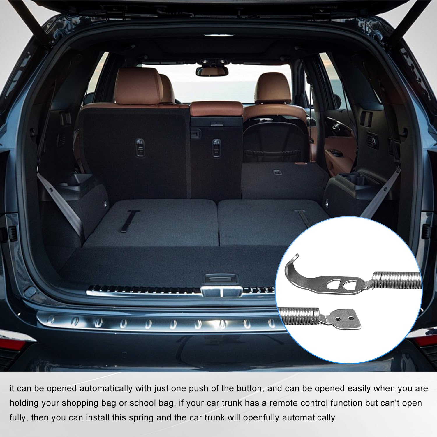 Snapklik.com : Car Universal Trunk Spring Hook, 2 Pcs Stainless Steel ...