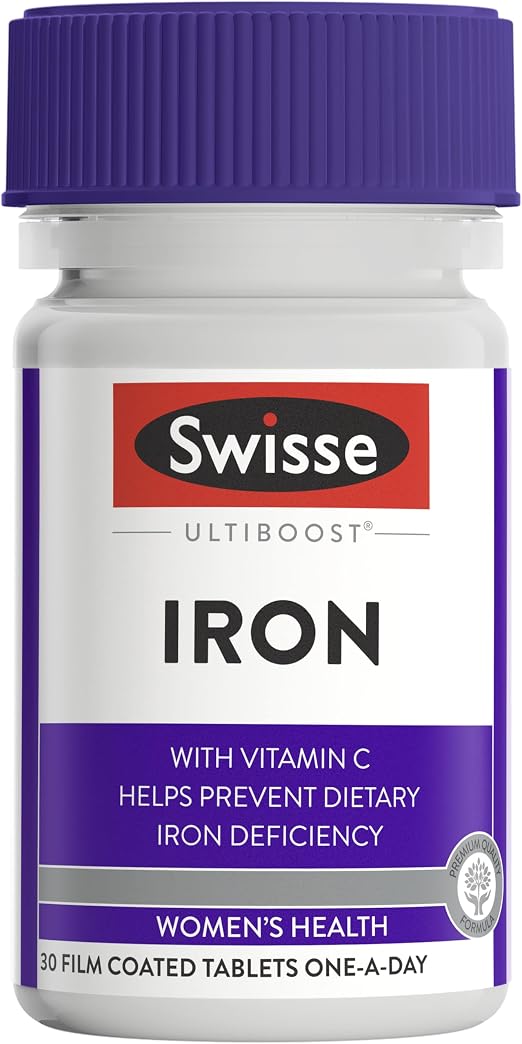 Swisse Ultiboost Iron - with Vitamin C to Support Dietary Iron ...