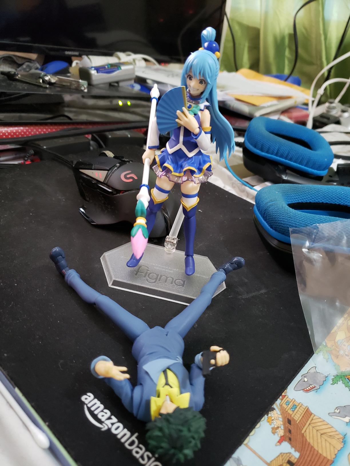 Amazon.com: Max Factory KonoSuba: Aqua Figma Action Figure : Toys & Games
