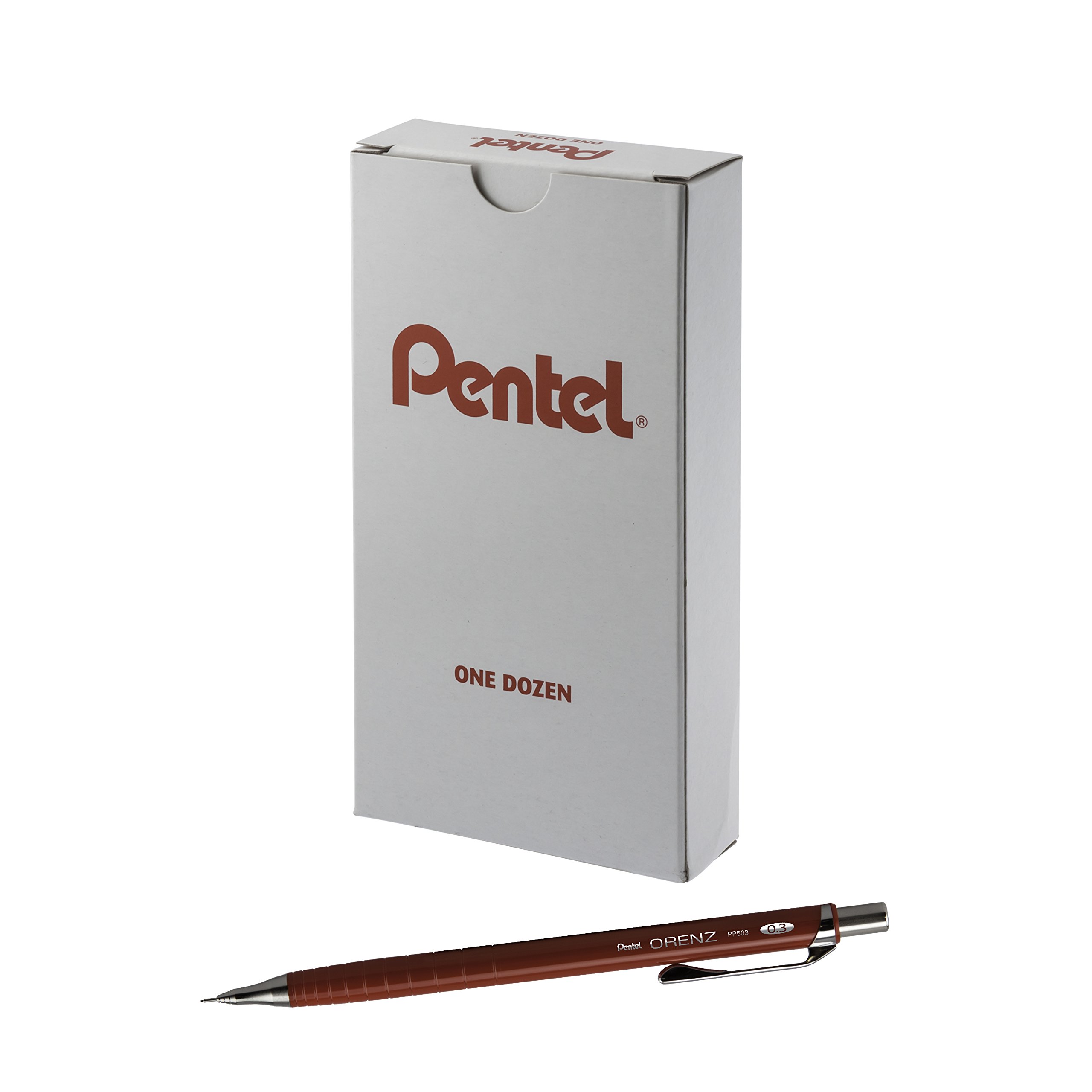 Amazon.com : Pentel Orenz Mechanical Pencil 0.3Mm Extra Fine Line, Red ...
