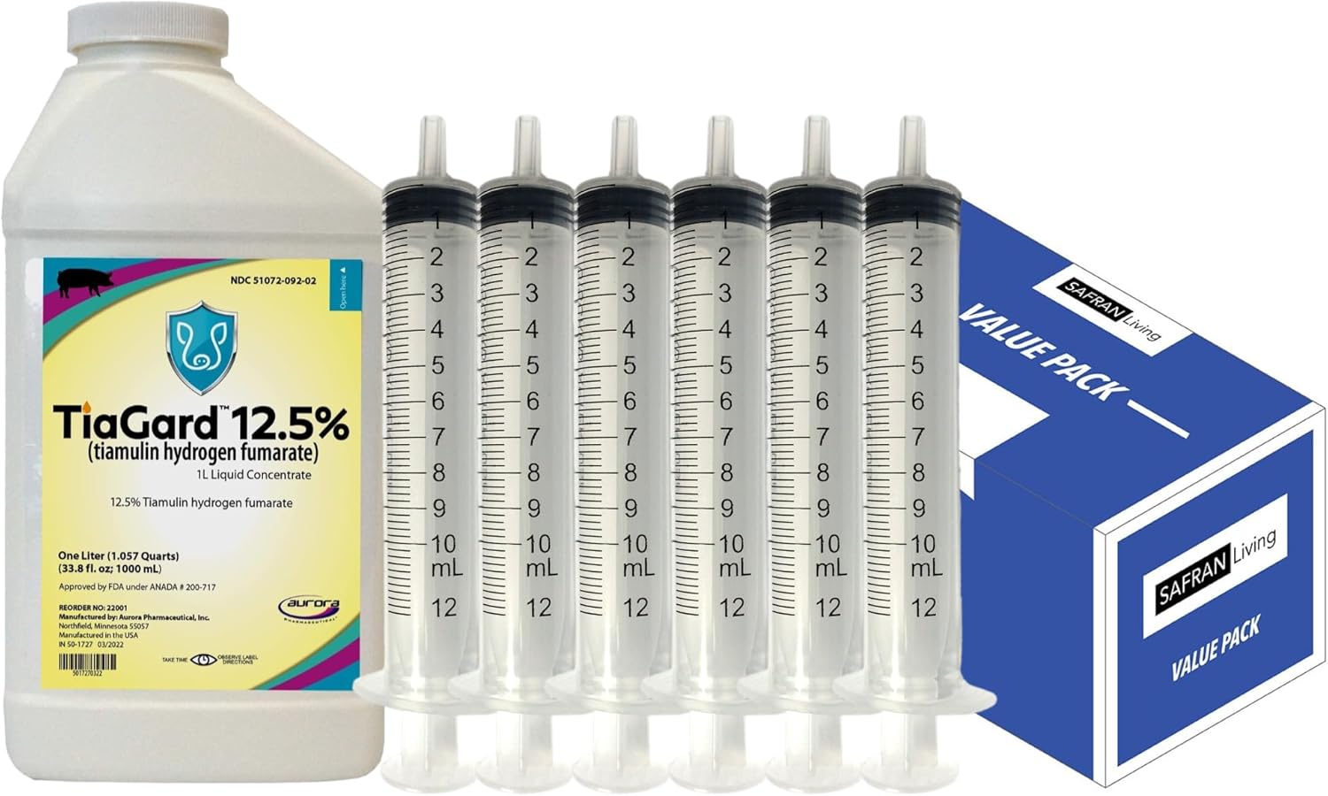 Amazon.com: TiaGard for Chickens & Pigs - Tiamulin 12.5% Liquid ...