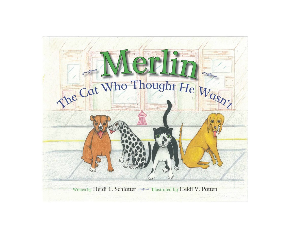 Merlin, The Cat Who Thought He Wasn't: Heidi Schlatter: 9780578012933 ...