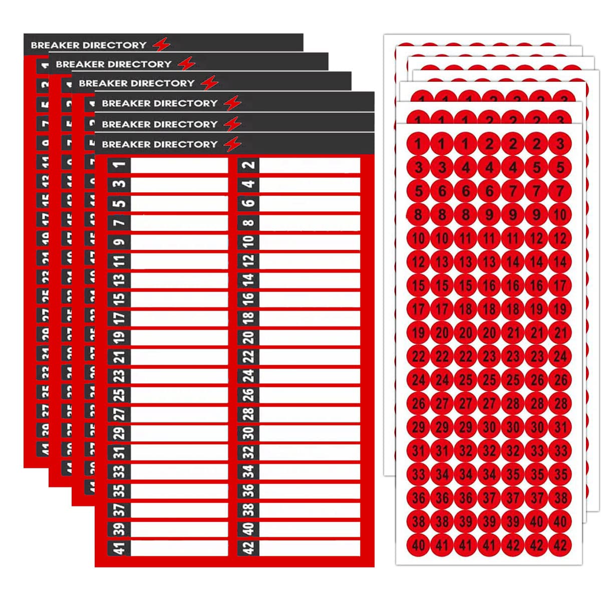 Amazon.com: Breaker Panel Labels,11 Pcs Circuit Breaker Labels ...
