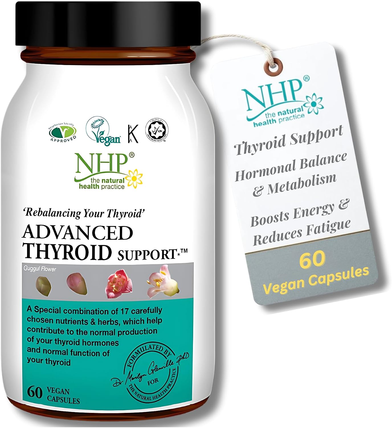 NHP Advanced Thyroid Support – A Powerful Blend of 17 Nutrients & Herbs ...