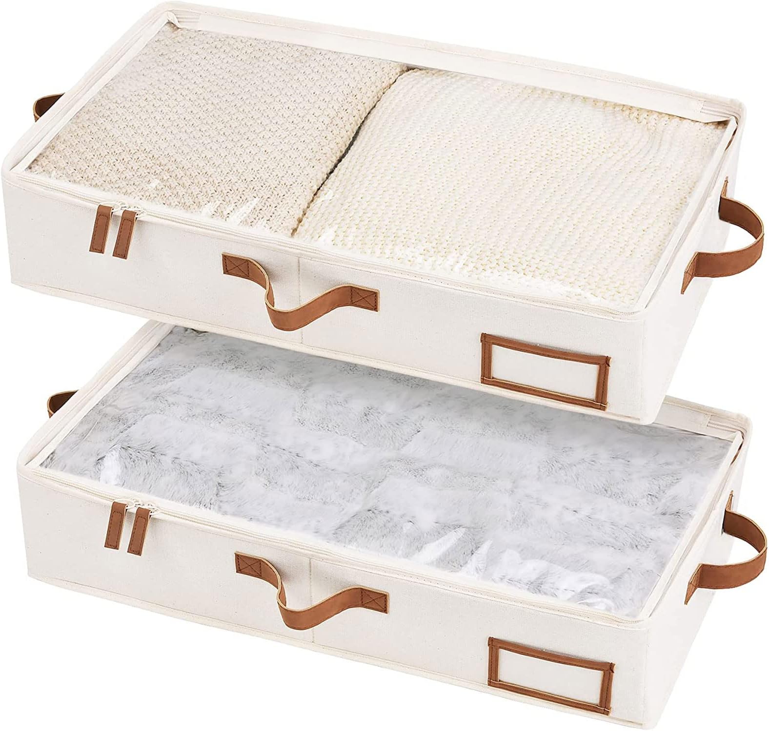 Amazon.com: The Basket Lady Underbed Wicker Storage Box, Large, 28 in L ...