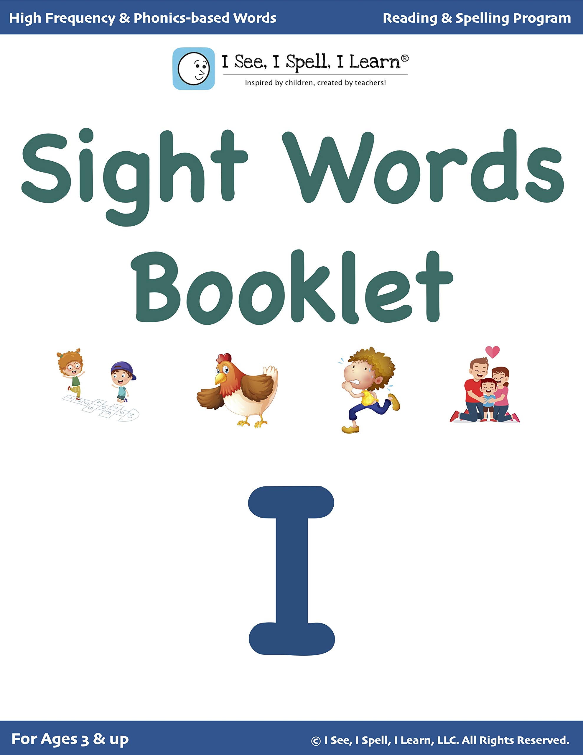 Buy 'I' - Words Booklets for Kindergarten, 1st Grade & Dyslexia: High ...