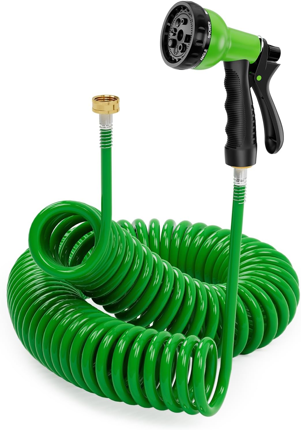 Amazon.com : Water Right 50-Foot x 1/4-Inch Mini Coil Hose With Wand ...