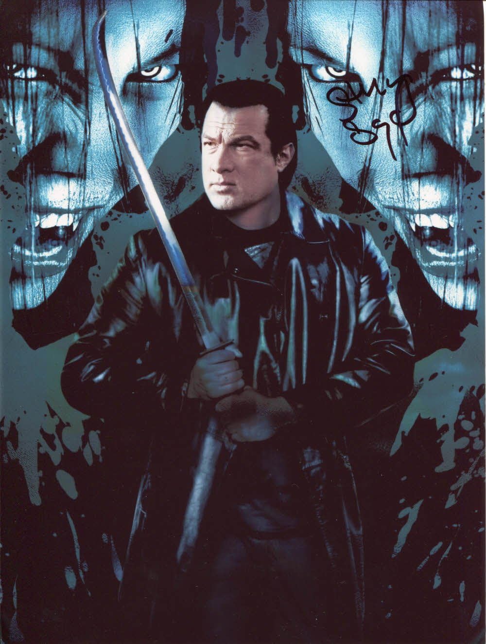 Steven Seagal Genuine Hand Signed Autograph AFTAL UACC RD : Amazon.co ...