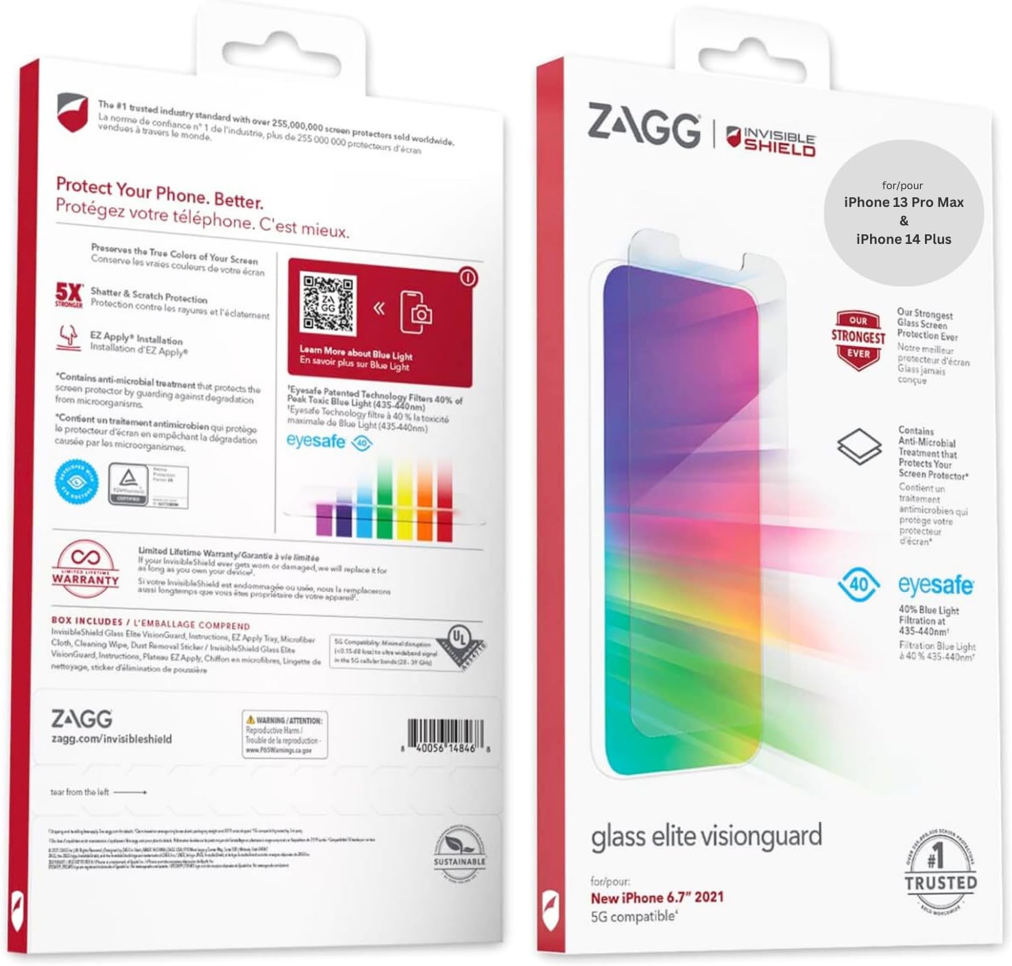 Amazon.com: zagg InvisibleShield Glass Privacy Screen Protector for ...
