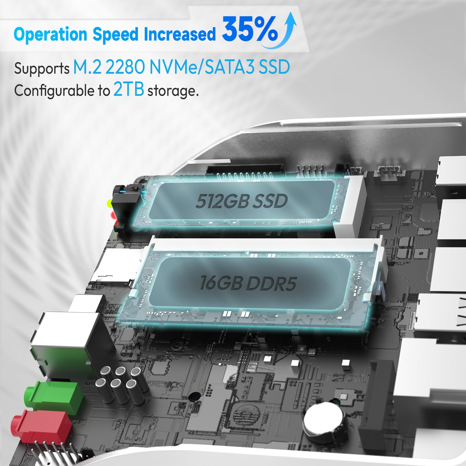 Snapklik.com : Mini PC Pocket PC Mini Desktop Compute Intel 12th Gen ...