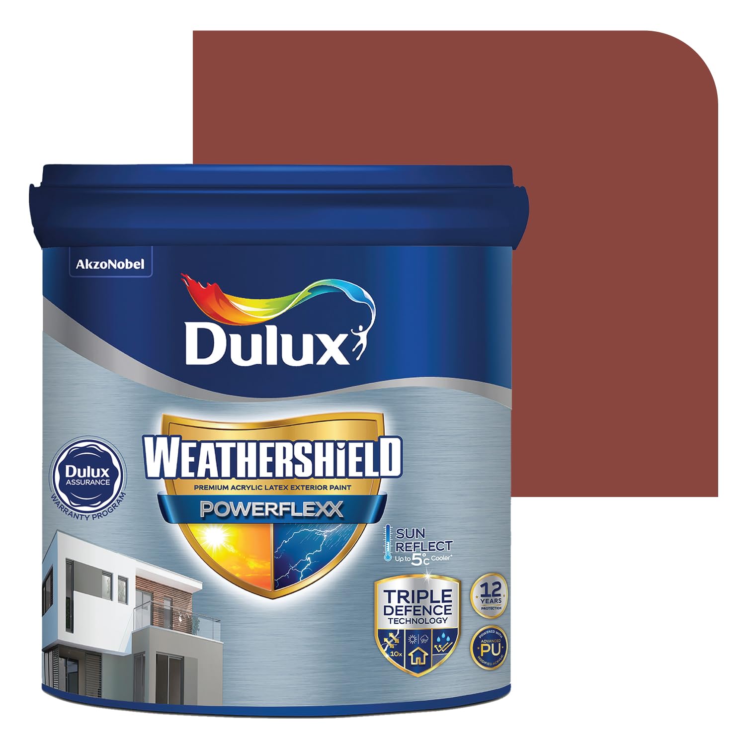 Buy Dulux Weathershield Powerflexx Exterior Emulsion Paint (1L ...