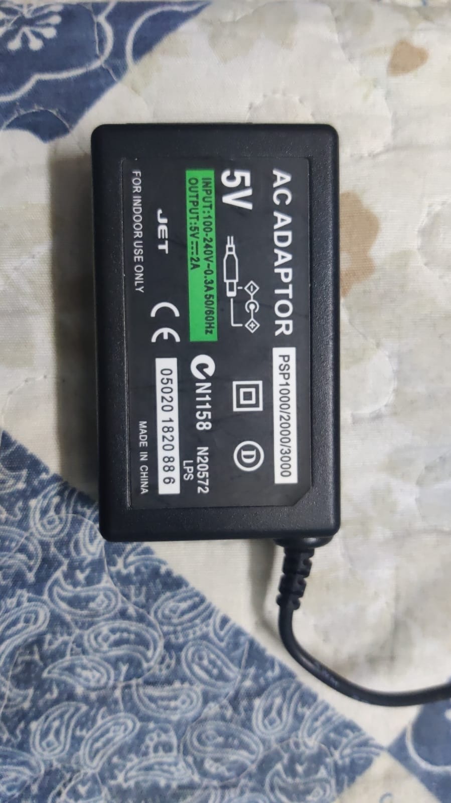 Buy SME PSP 5V AC Charger/Adapter for Sony PSP Game Console Models 1000 ...