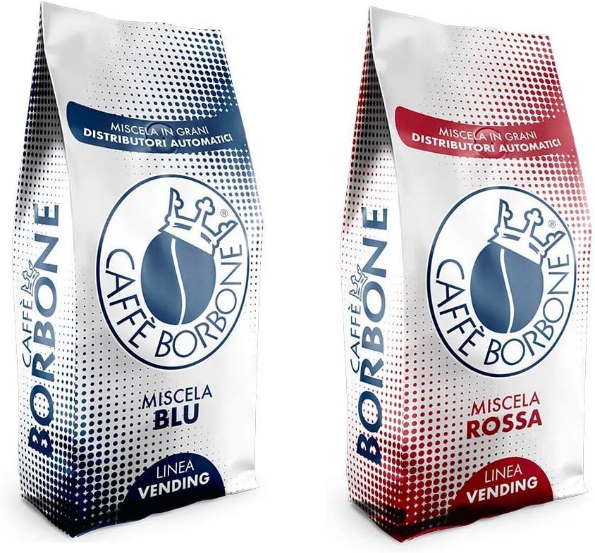Borbone - Bean Coffee, Blend, 2kg Pack, Red & Blue Line : Amazon.co.uk ...