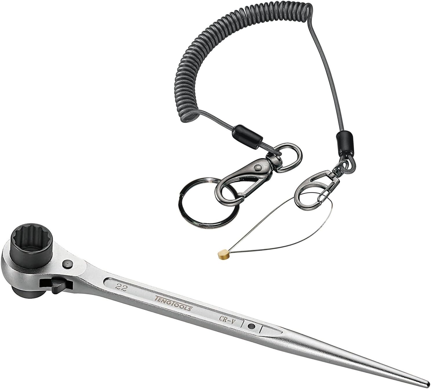 Teng Tools - Ratcheting Podger Scaffold Wrench 19 x 22mm And 1.6 Metre ...