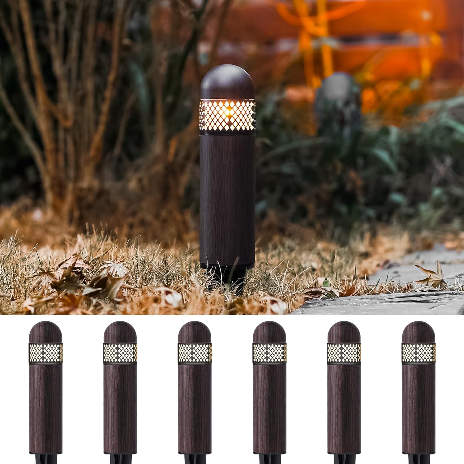 VENUS MANUFACTURING Low Voltage Landscape Lights LED Bollard Pathway ...