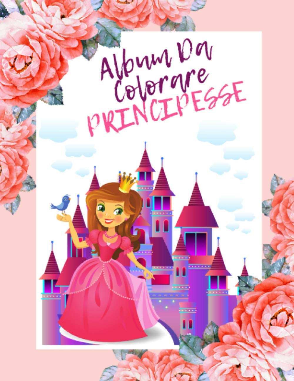 Buy Album da colorare principesse: Libro da colorare per bambini da 4 a ...