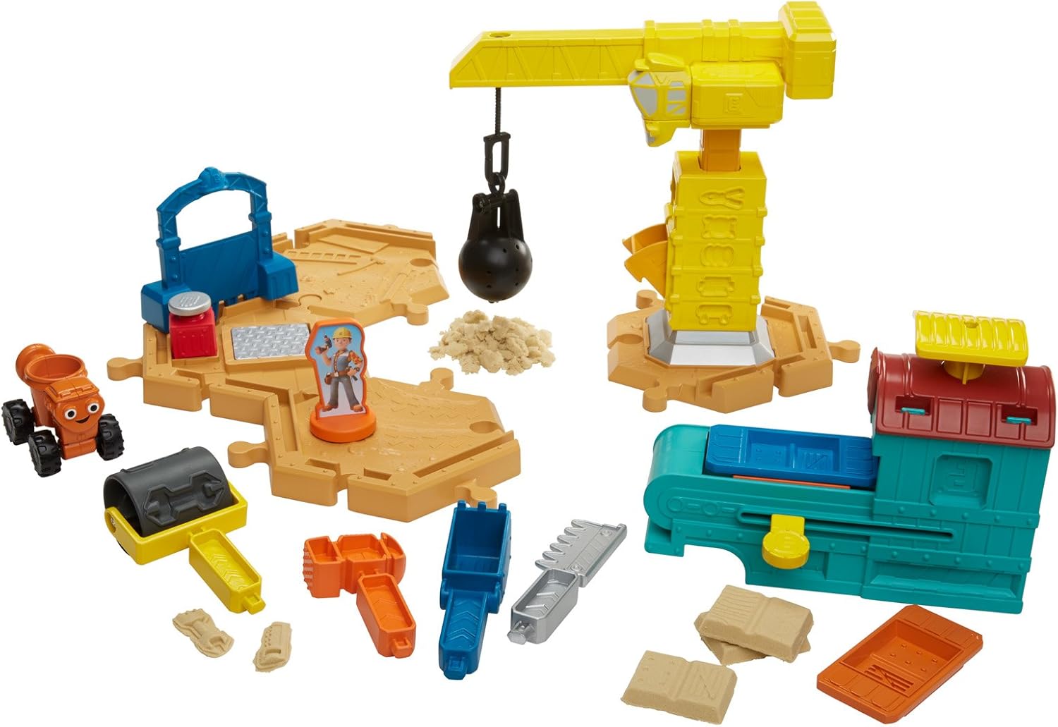 Bob the Builder DMM55 Mash and Mould Construction Site Playset : Amazon ...