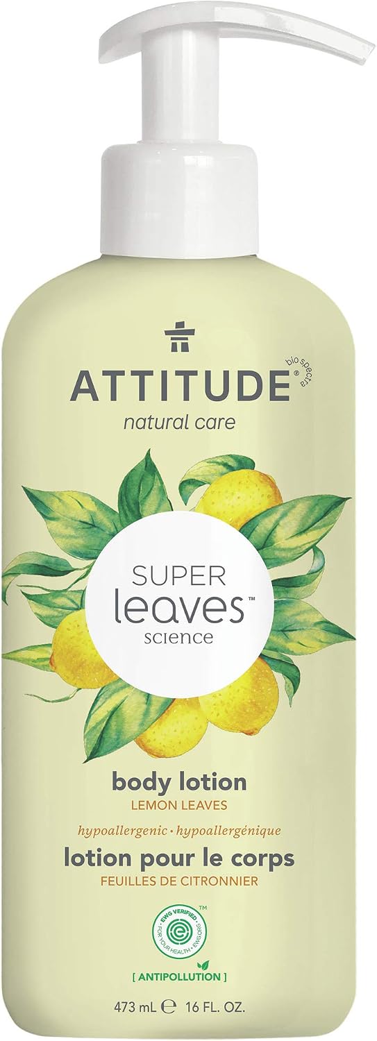 ATTITUDE Body Lotion, EWG Verified Moisturizer, Vegan Skin Care ...