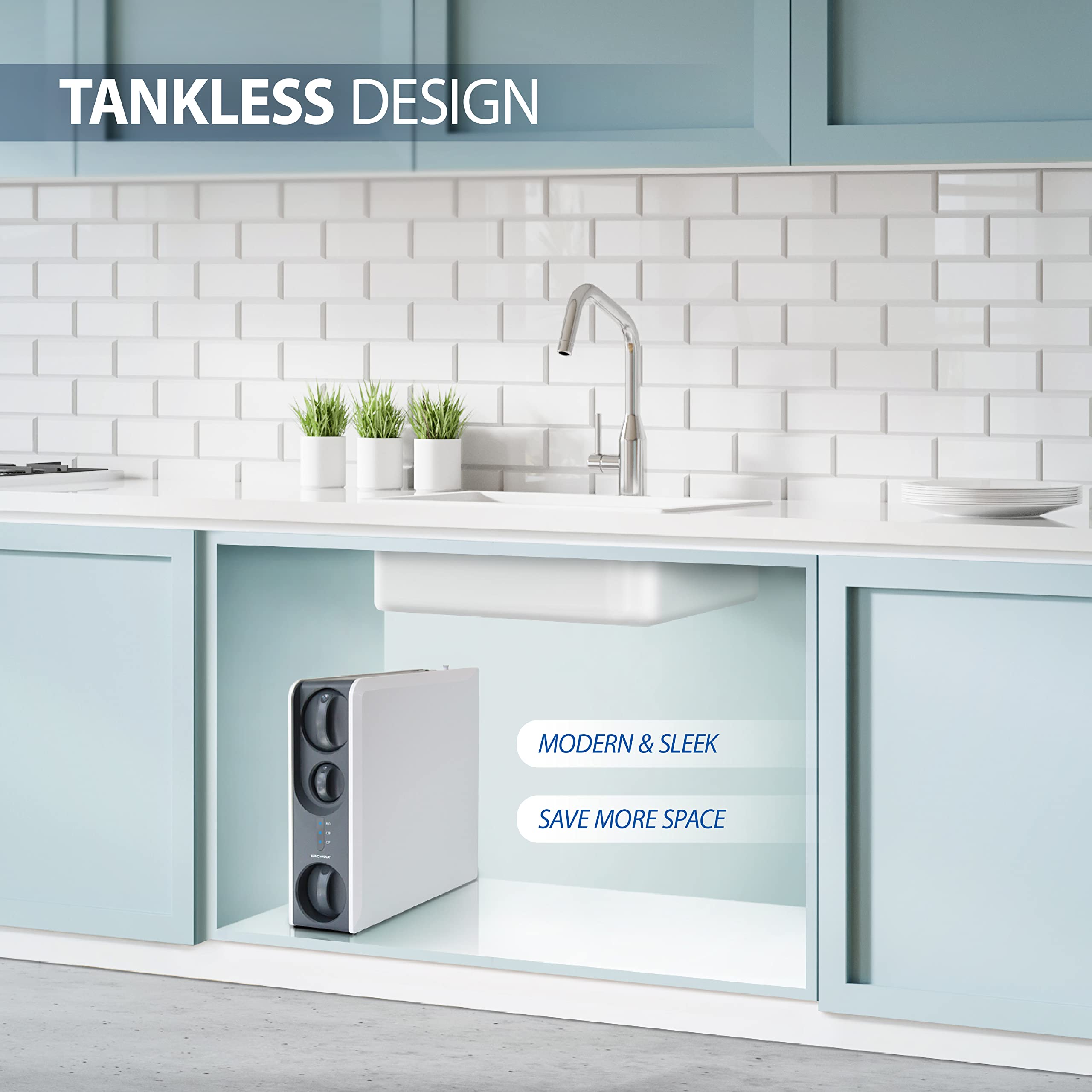Snapklik.com : APEC WATER Tankless RO 3-Stage Water Filter System ROTL ...
