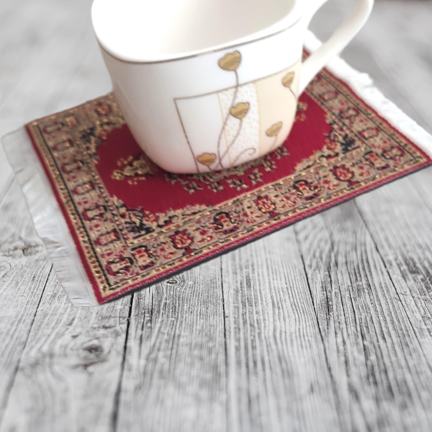 Amazon.com: Silkroad Home Goodies Oriental Rug Table Coasters for ...
