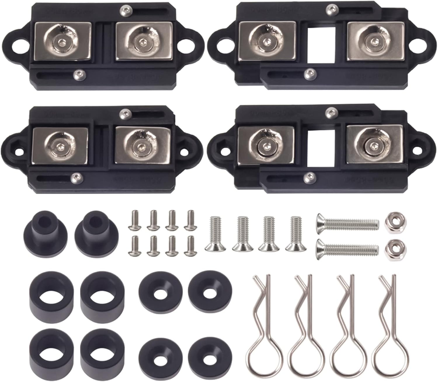 Amazon.com: TRX4 Body mounts 4Pcs Adjustable Magnetic Body Post Mount ...