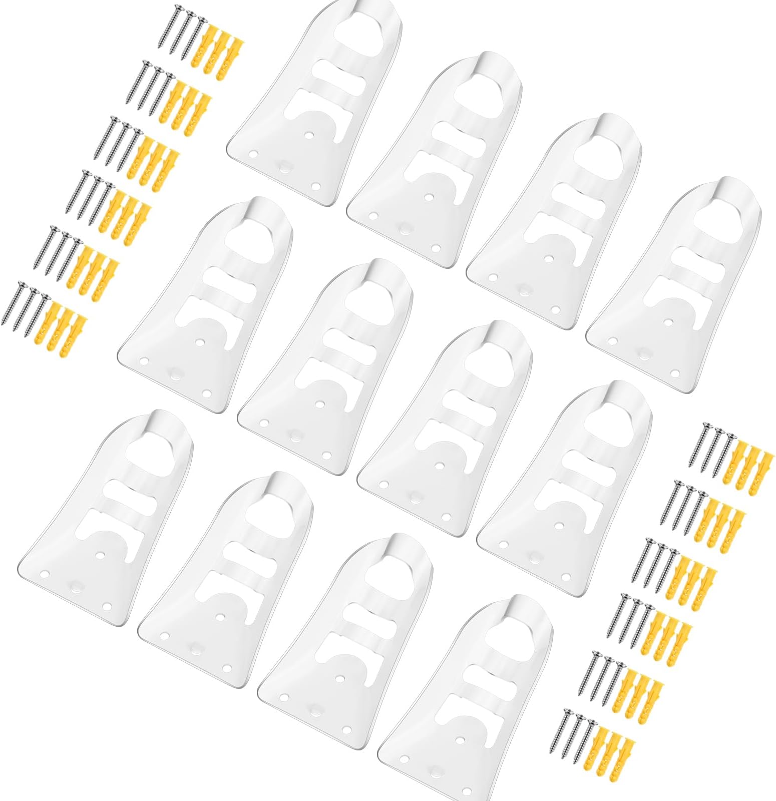 Amazon.com: Therwen 12 Pcs Classroom Mounting Brackets Classroom Flag ...