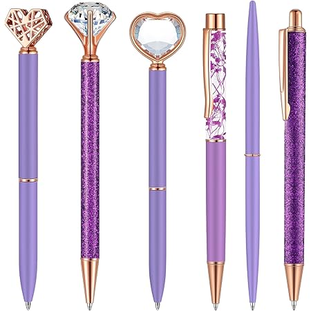 Amazon.com : 9 Pcs Ballpoint Cute Pens Set Leopard Fancy Pens Liquid ...