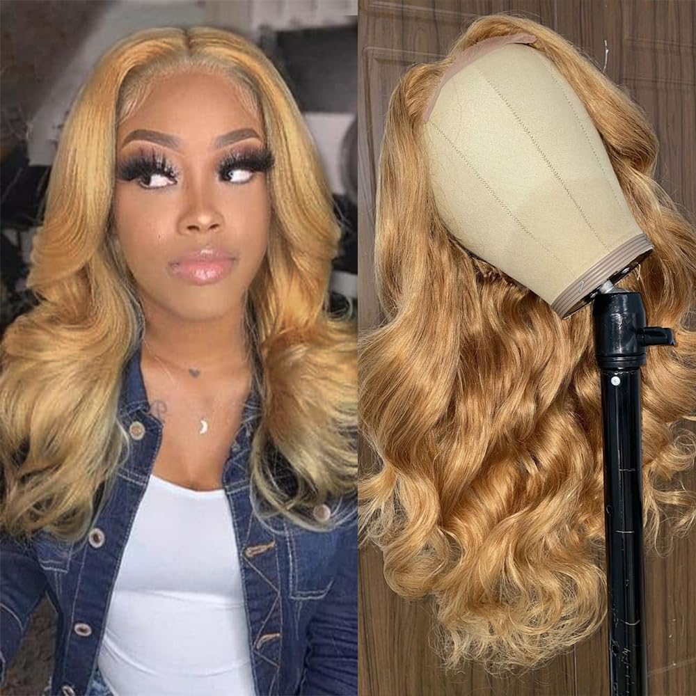 Amazon.com : Ali Pearl AliPearl Wig #27 Body Wave 5x5 HD Lace Front ...