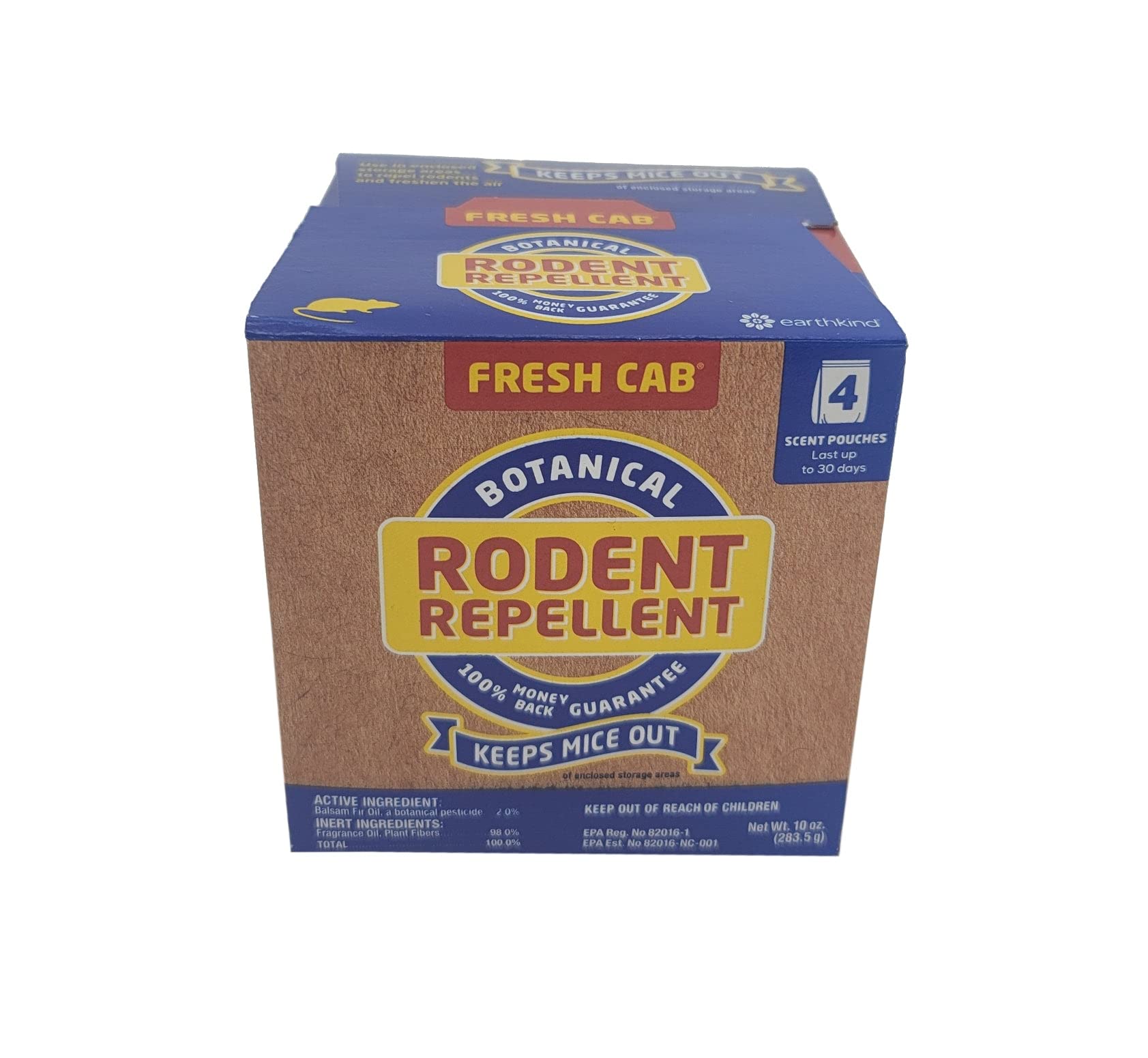 Amazon.com: Fresh Cab Rodent Repellent - Botanical Pest Control for ...
