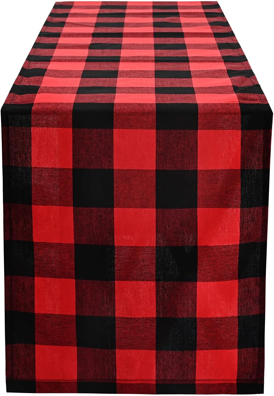 Amazon.com: DII Buffalo Check Collection, Classic Farmhouse Table ...