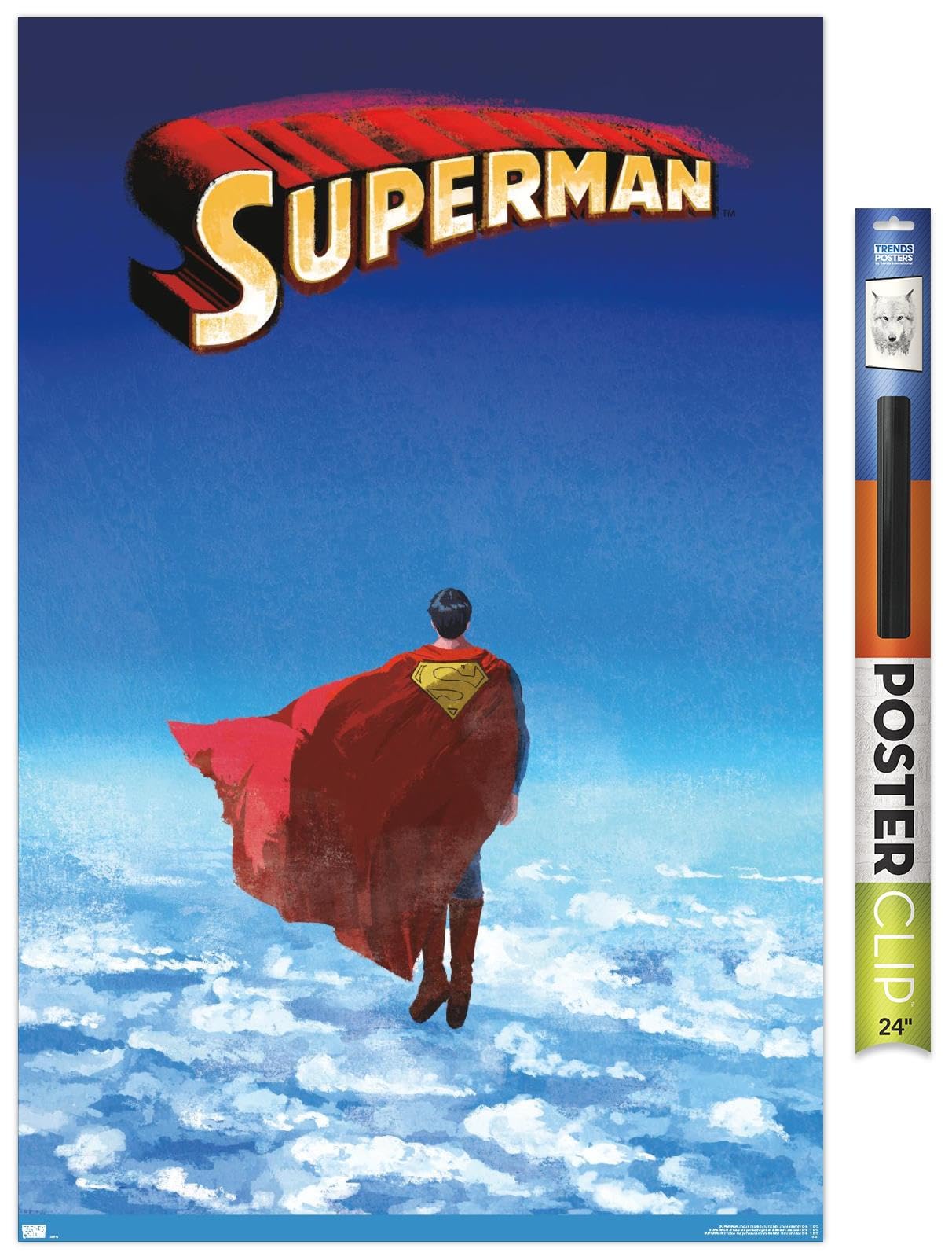 Amazon.com: Trends International DC Comics Superman - Skyline Clouds ...