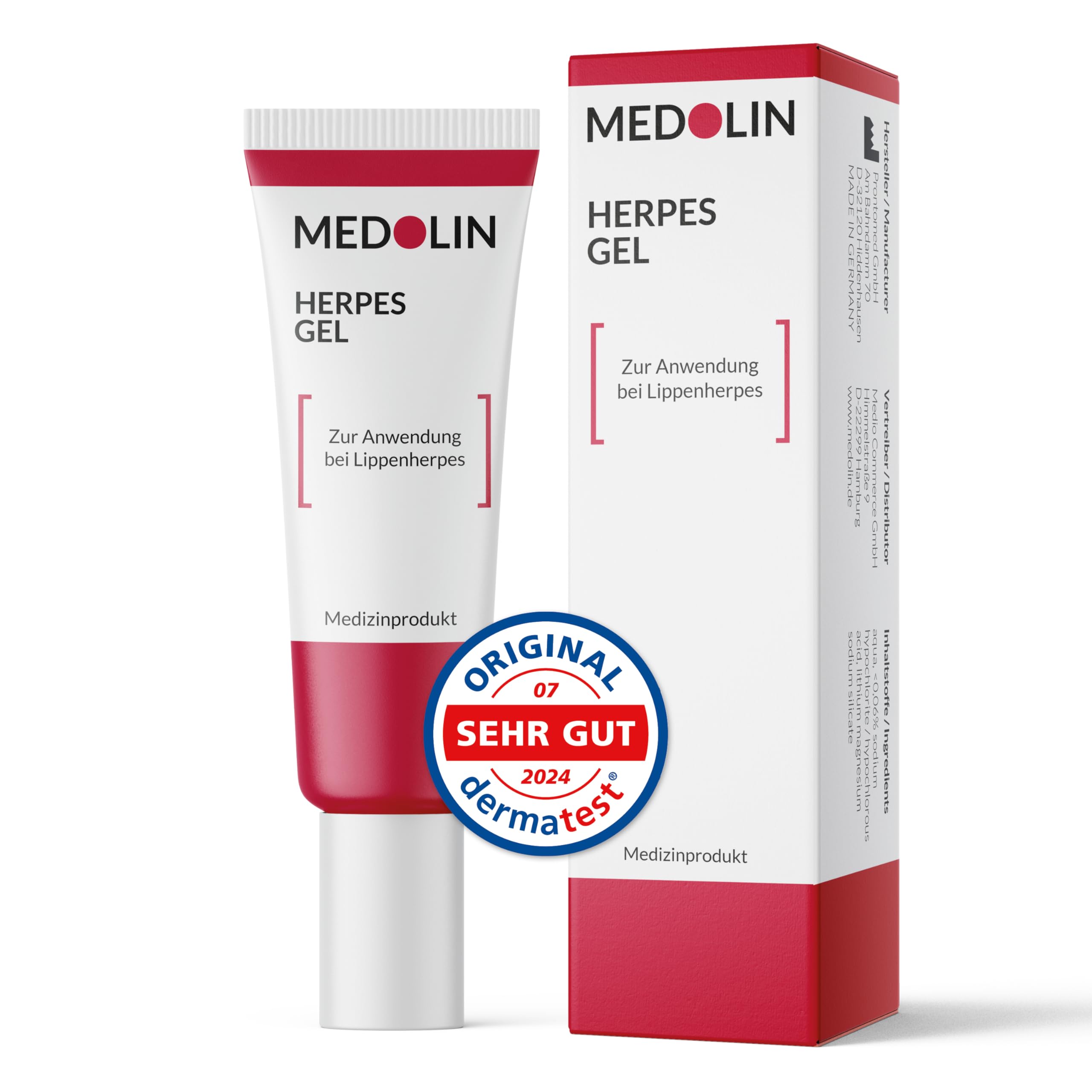 Medolin® Herpesgel - Herpes Creme gegen Lippenherpes - Wissenschaftlich ...