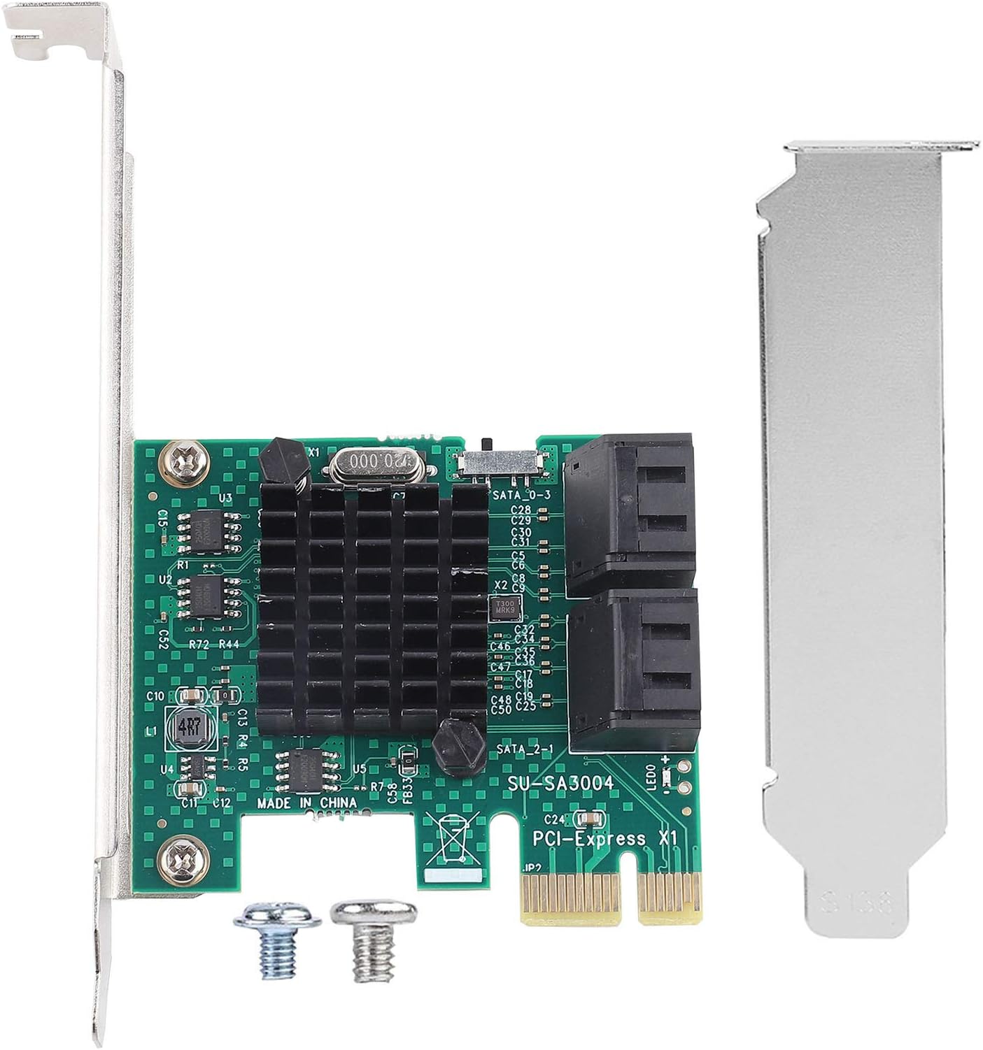 Amazon.com: Sata Card Pcie Sata Expansion Card Sata 3.0 Expansion Card ...