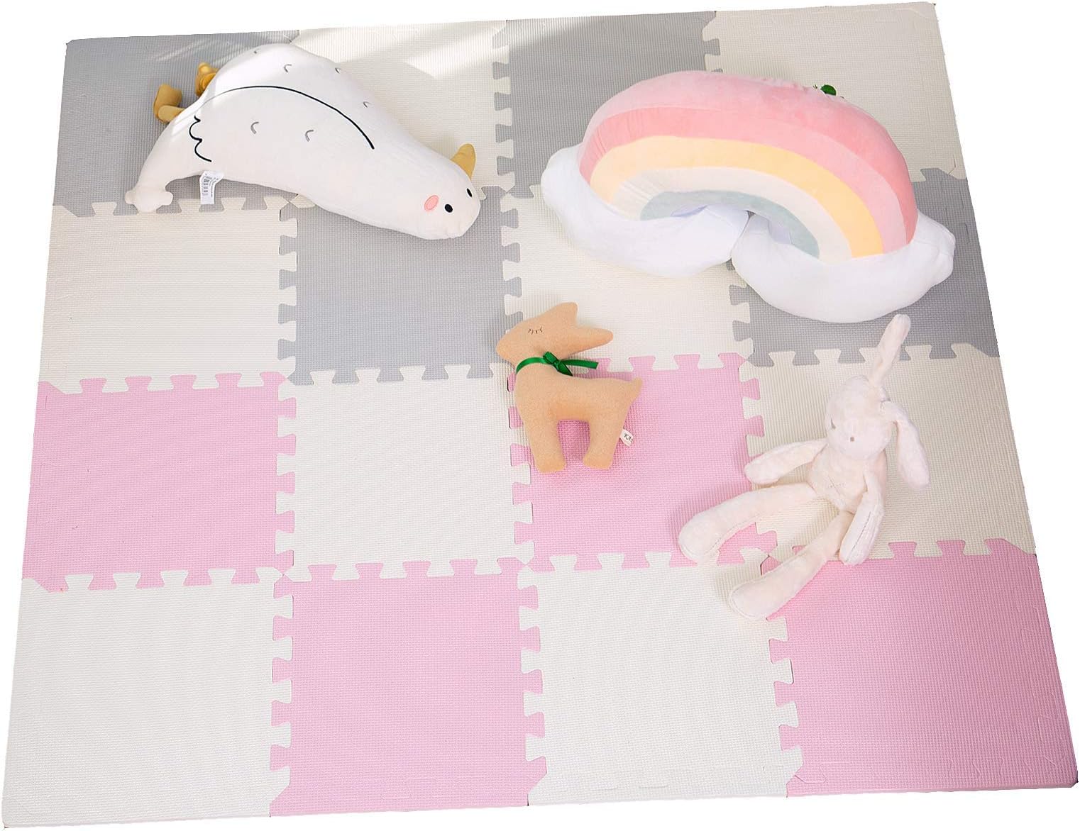Amazon.com: Stylish Baby Play Mat - Soft, Easy to Clean 5.6 x 4 ft ...
