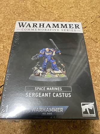Amazon | ウォーハンマー40k Space Marines Sergeant Castus 模型 プラモデル | プラモデル 通販