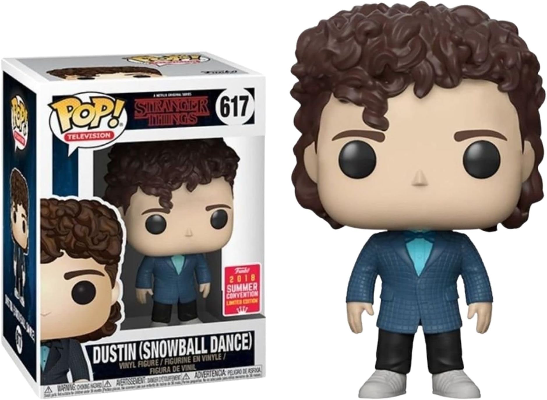 Amazon.com: Funko Pop! Stranger Things Dustin Snowball Dance Summer ...
