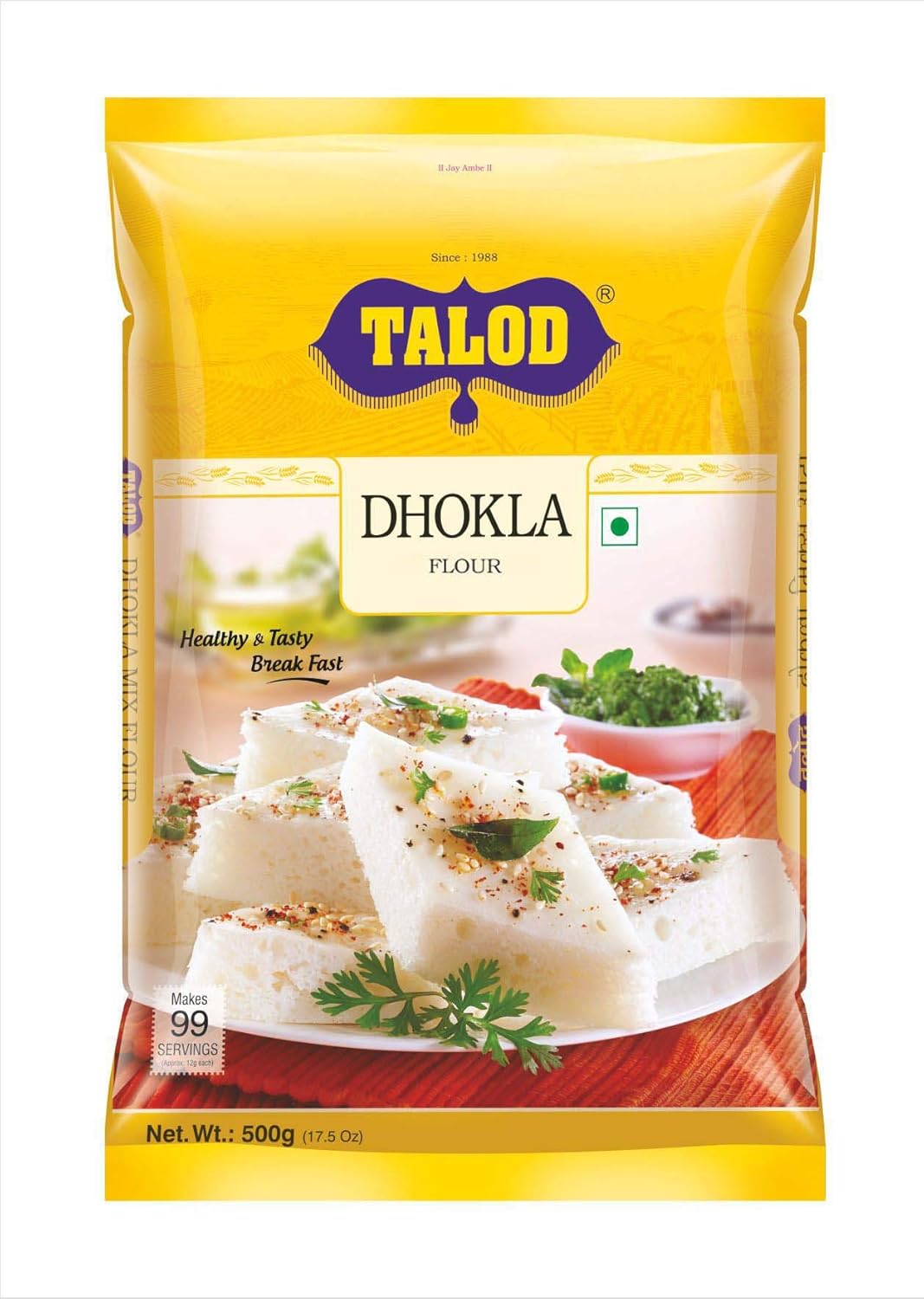 Amazon.com : Talod, Dhokla Flour, 17. Ounce(oz) : Grocery & Gourmet Food