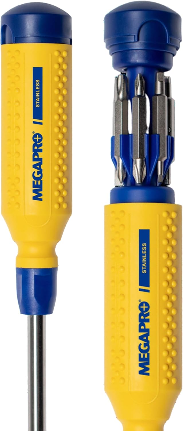 Stainless Steel 15 in 1 Screwdriver Bit Set - Multi Head Screwdriver ...