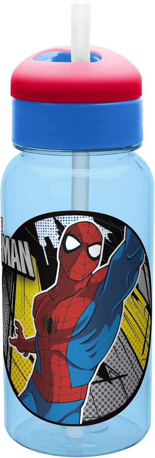 Amazon.com: Zak Designs Marvel Comics 14 oz. Reusable Water Bottle ...