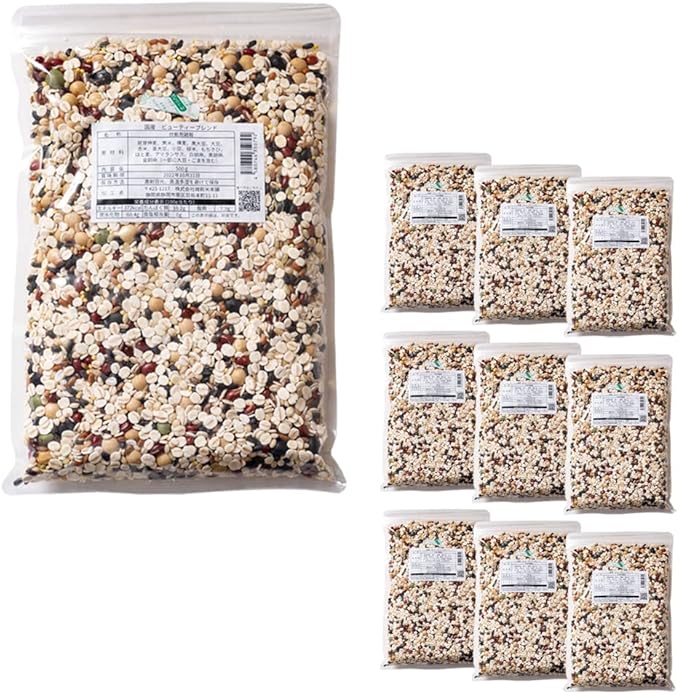 Amazon.co.jp: 雑穀米本舗 ビューティーブレンド 27kg(450g×60袋) 混ぜるだけ 国産 大豆 タンパク質 スーパーフード 無添加 無着色 もっちり 雑穀米 : 食品・飲料・お酒