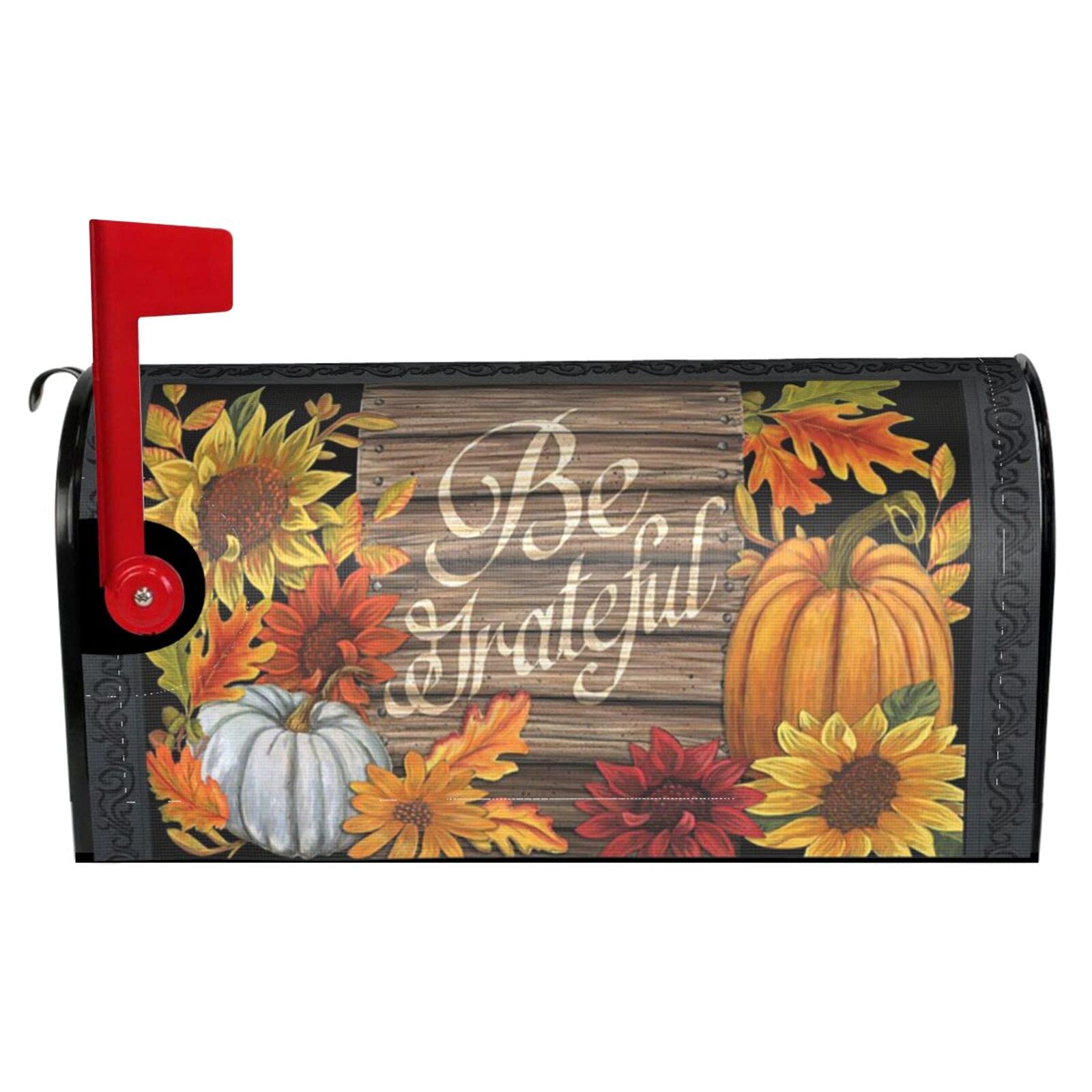 Amazon.com: Joyidec Thanksgiving Grateful Fall Mailbox Covers Magnetic ...