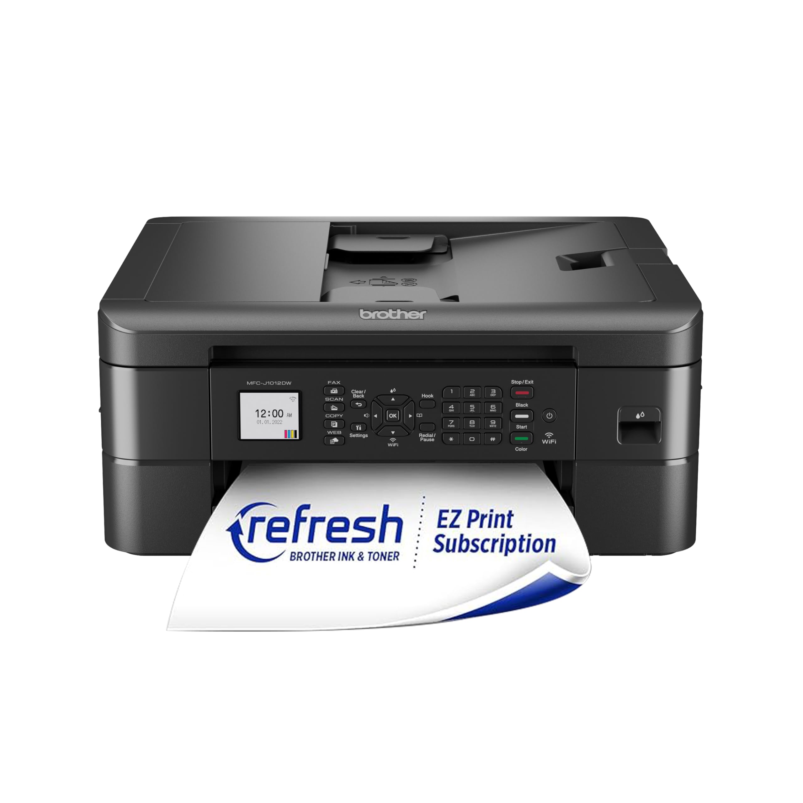 Amazon.com: Brother MFC-J1012DW Wireless Colour Inkjet All-in-One ...