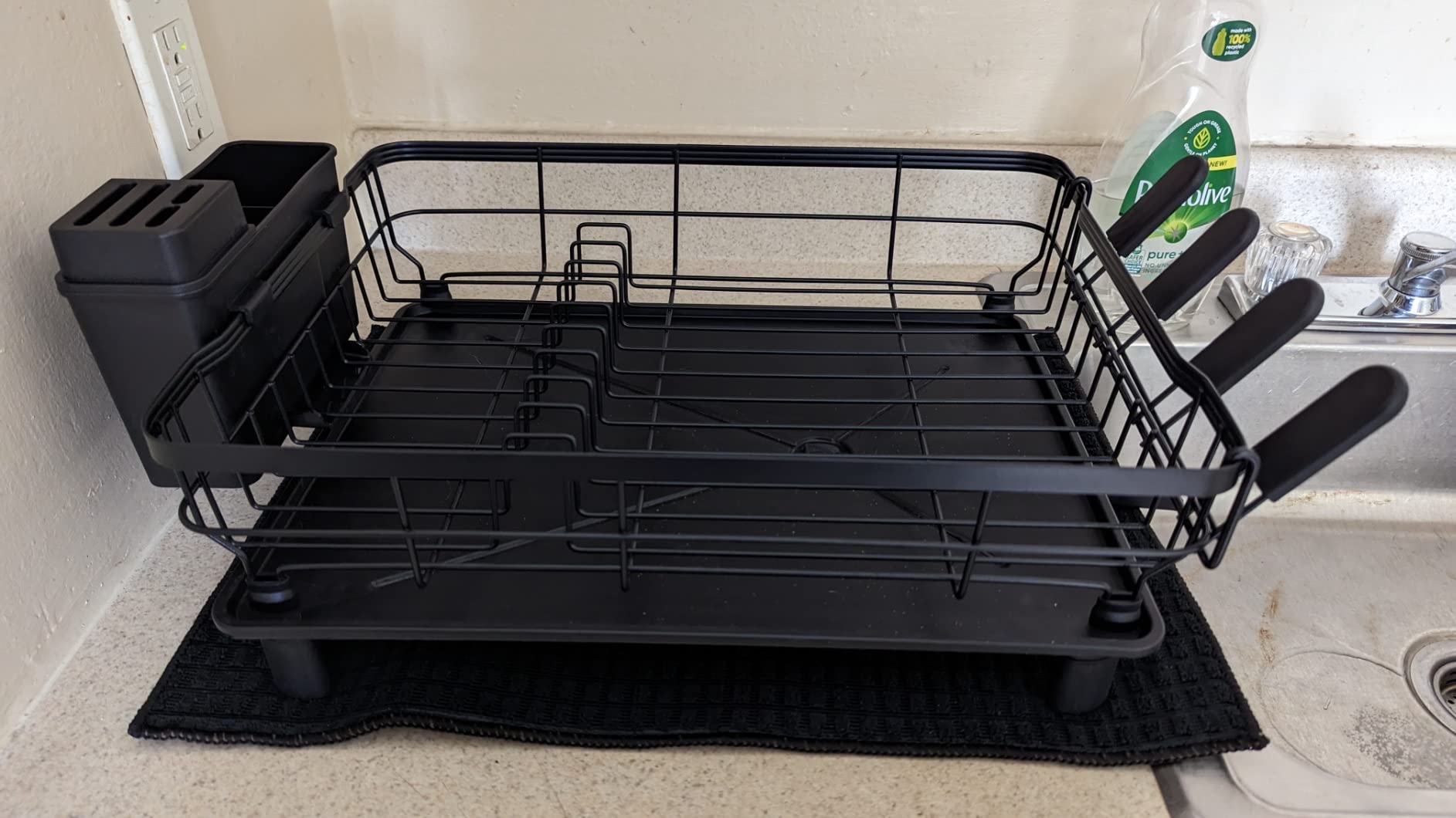 $7/mo - Finance Godboat Dish Drying Rack, Dish Rack with Drainboard ...